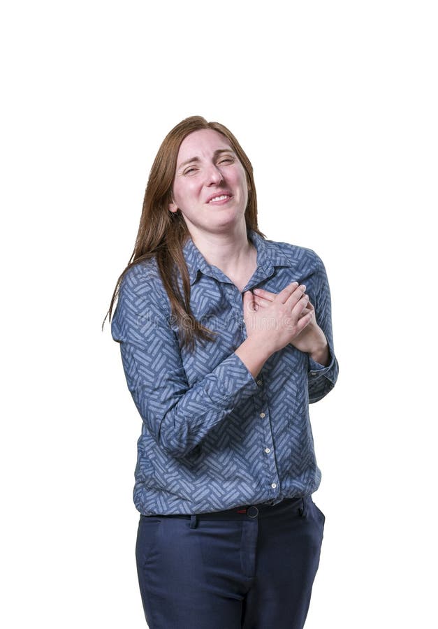 Pretty Young Happy Business Woman Neck Pain Over White Background Stock ... Pretty Young Happy Business Woman Neck Pain Over White Background Stock ...