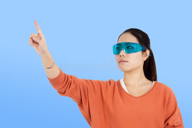 Woman touch stock photo. Image of search, beauty, beautiful - 30192704