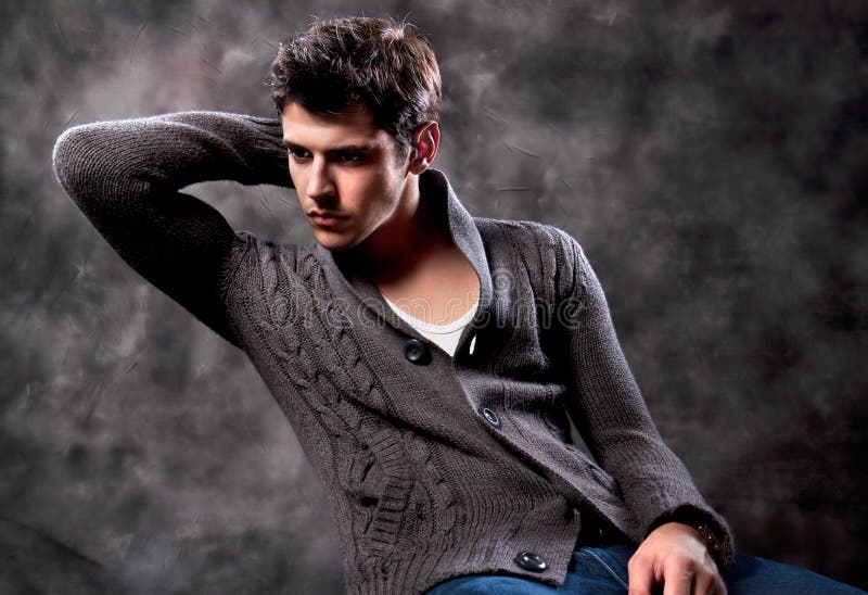 Pretty young man stock image. Image of beautiful, patience - 11875491