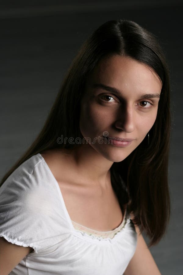 Pretty young woman stock image. Image of pose, woman - 10069613