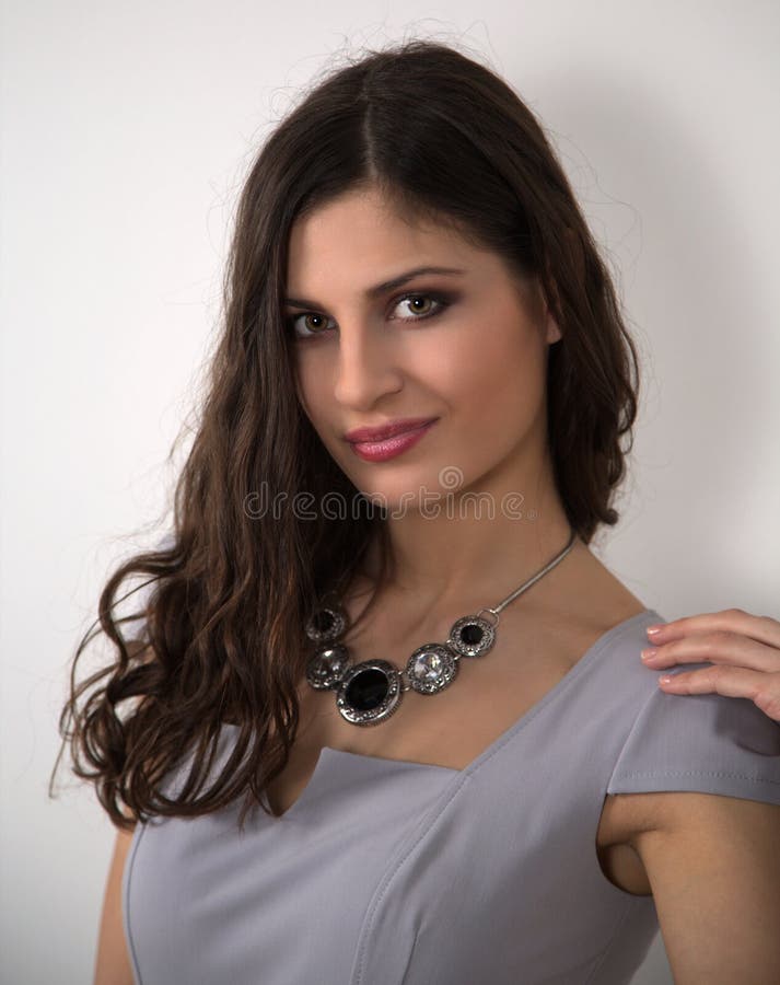 Pretty young woman stock photo. Image of portrait, elegance - 38666448