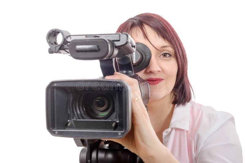 286 Camerawoman Female Stock Photos - Free & Royalty-Free Stock Photos ...