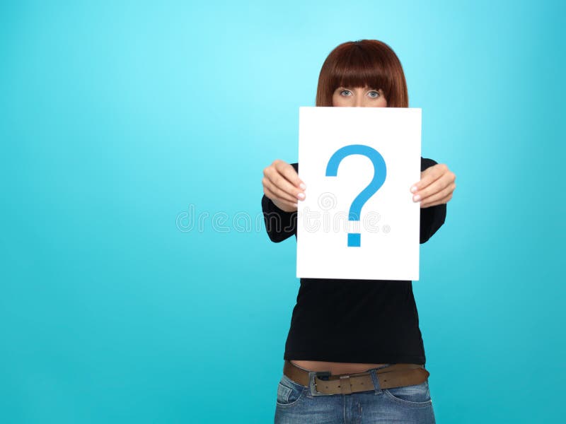 1,777 Question Mark Attractive Woman Stock Photos - Free & Royalty-Free ...