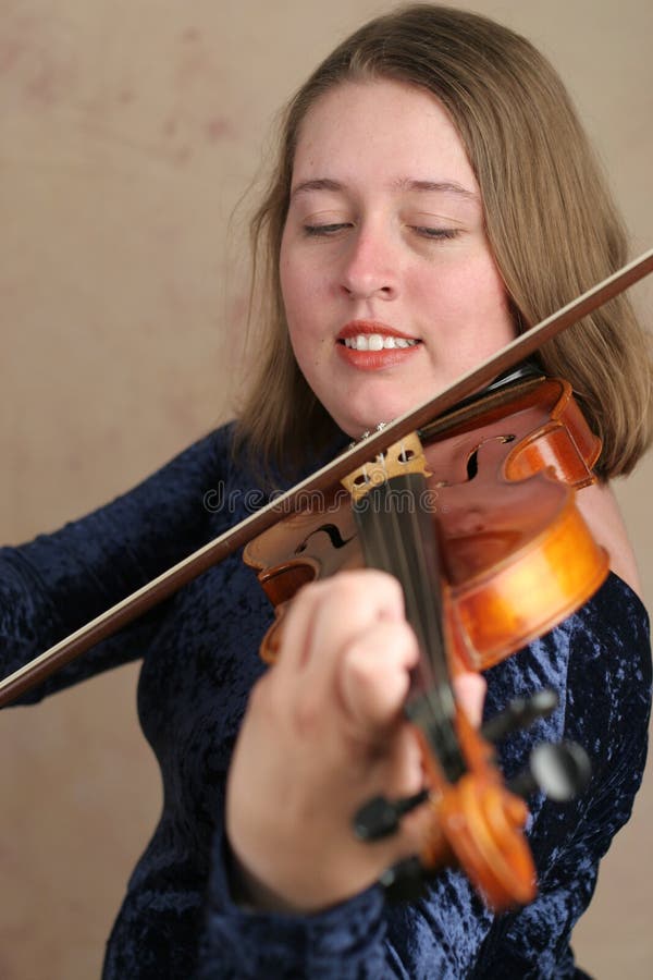 Prettyl Violinist stock photo. Image of profession, create - 268972