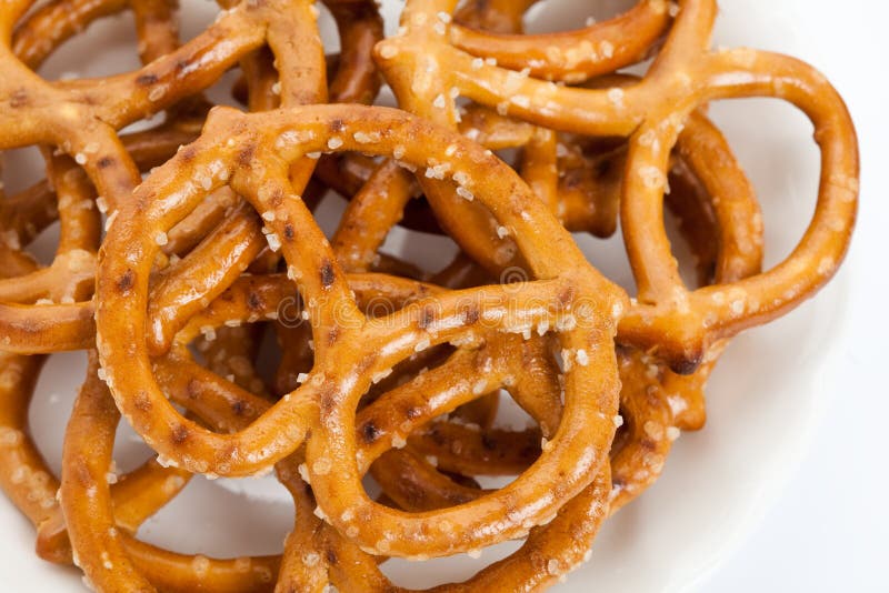 Salted pretzel food stock photo. Image of brown, pretzel - 189166656