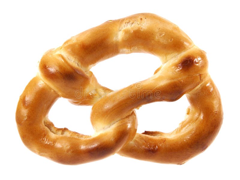 Single Pretzel stock image. Image of eating, calorie, bake - 2243245