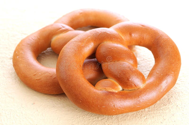 Pretzel ring stock photo. Image of style, soft, dough - 40810696