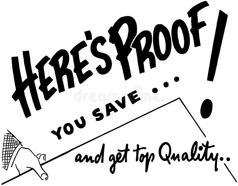 Preuve De Heres Que Vous Sauvez Illustration de Vecteur - Illustration ...