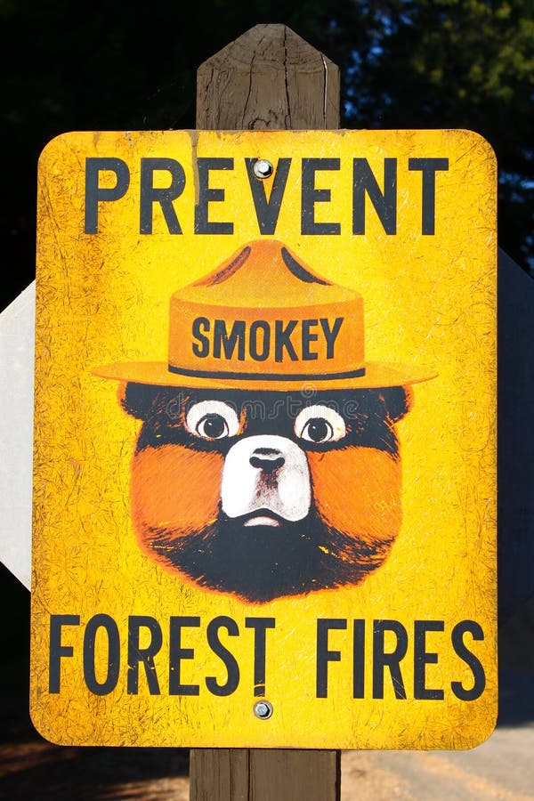 Prevent Forest Fires Sign editorial stock photo. Image of outreach ...