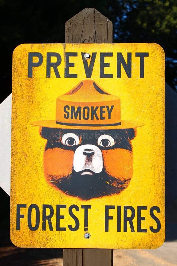 Prevent Forest Fires Sign editorial stock photo. Image of outreach ...