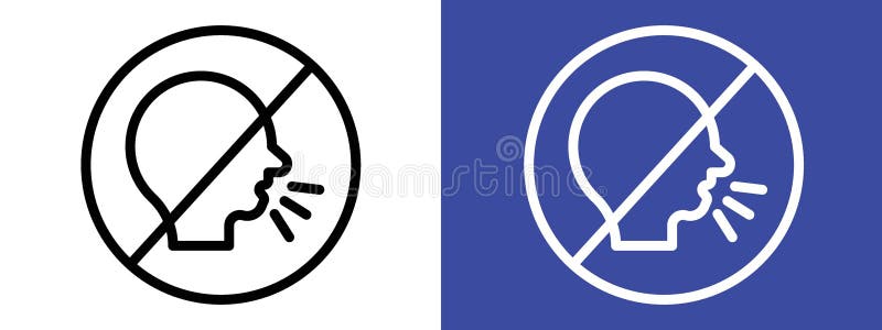 Prevent Talking in Restricted Areas with this No Talking Sign ...