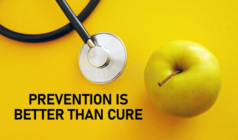 Prevention is Better Than Cure is Shown Using the Text Stock Image ...
