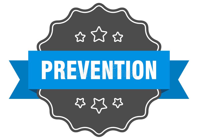 Prevention Sticker. Square Isolated Label Sign. Peeler Stock Vector ...