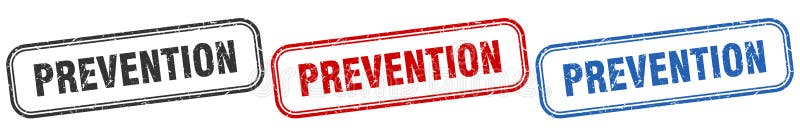 Prevention Sign. Prevention Round Isolated Ribbon Label Stock Vector ...