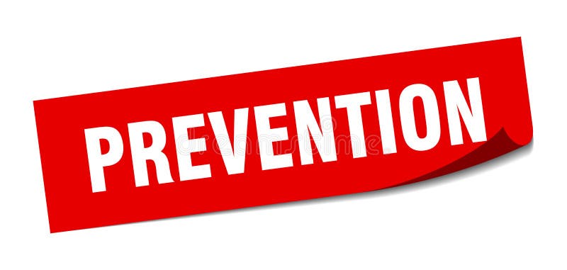 Prevention Label. Prevention Isolated Seal. Sticker. Sign Stock Vector ...