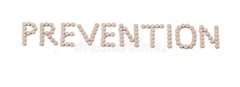 PREVENTION - Text Made of Pills Stock Image - Image of objects ...