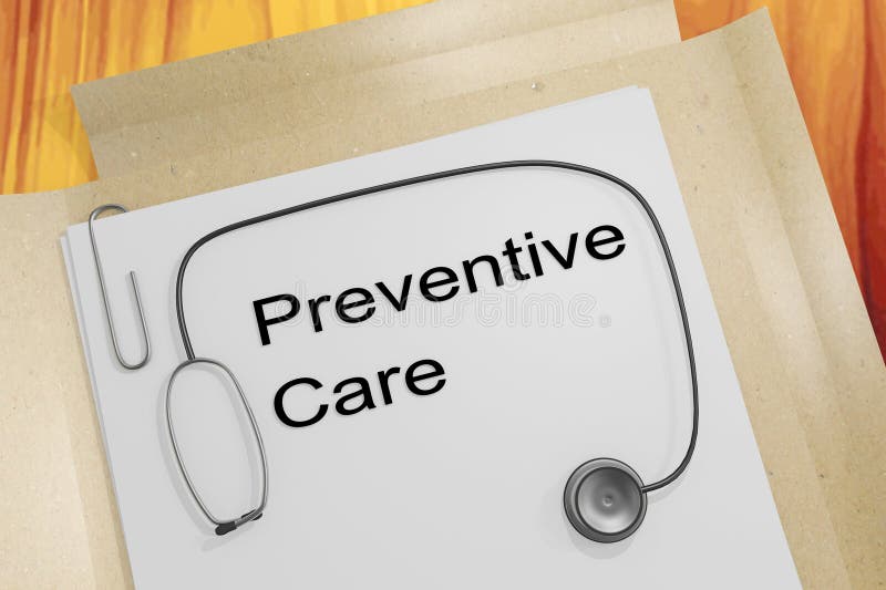 Preventive Care concept stock illustration. Illustration of hospital ...