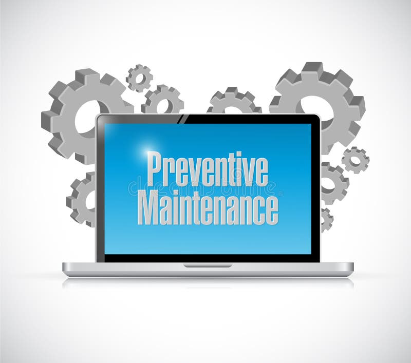Preventive Maintenance Cycle Sign Concept Stock Illustration ...