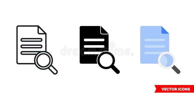 Preview Icon of 3 Types Color, Black and White, Outline. Isolated ...