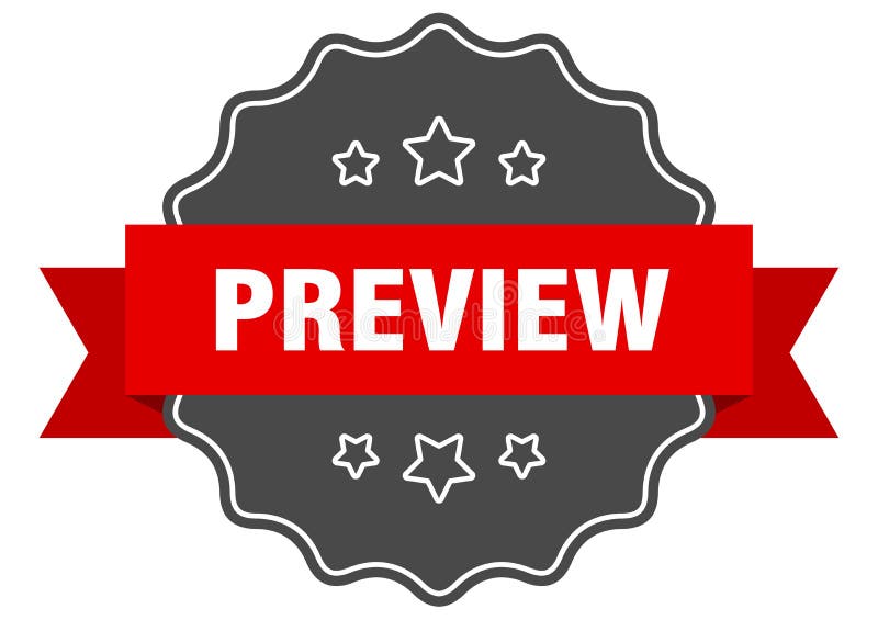 Preview label stock vector. Illustration of sticker - 194929846