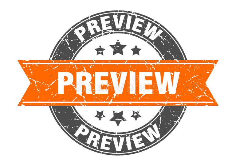 Preview stamp stock vector. Illustration of stamp, ribbon - 196544647