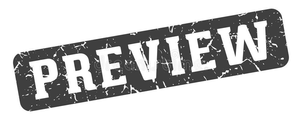 Preview Rectangular Sign. Preview Stamp Stock Illustration ...