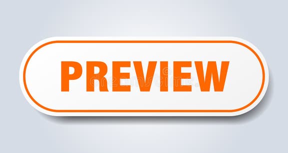 Preview sticker. stock vector. Illustration of seal - 197149462