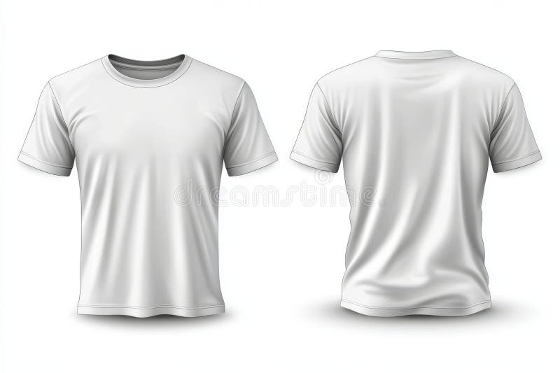 181 Wrinkled Blank White T Shirt Front Back Stock Photos - Free ...
