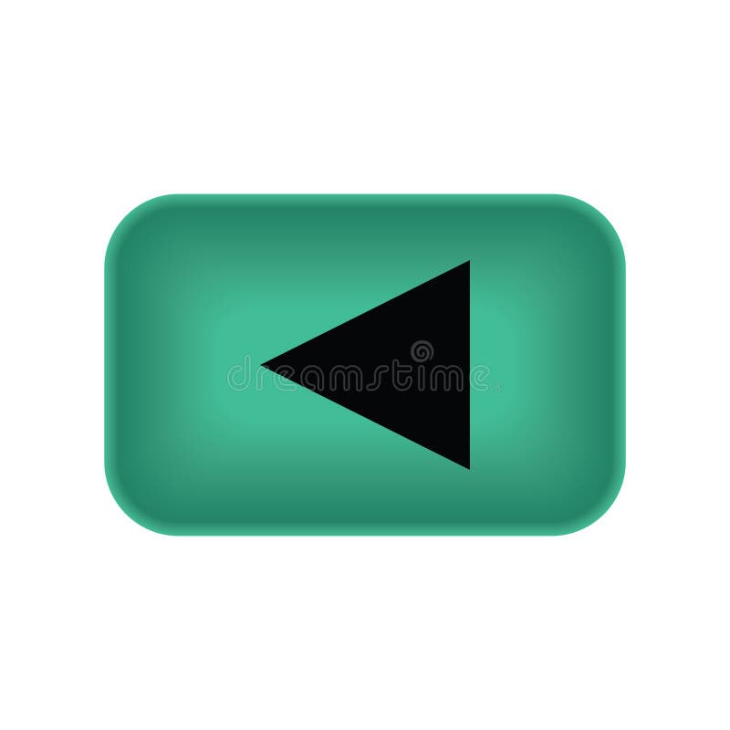 Previous Button. Vector Illustration Decorative Background Design Stock ...