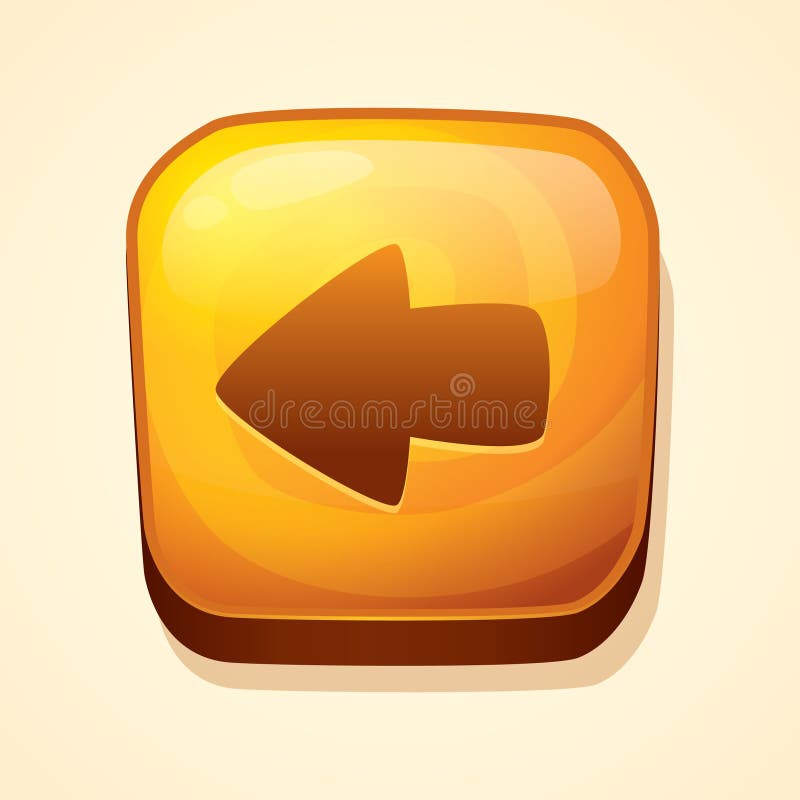 Previous Button. Vector Illustration Decorative Design Stock Vector ...