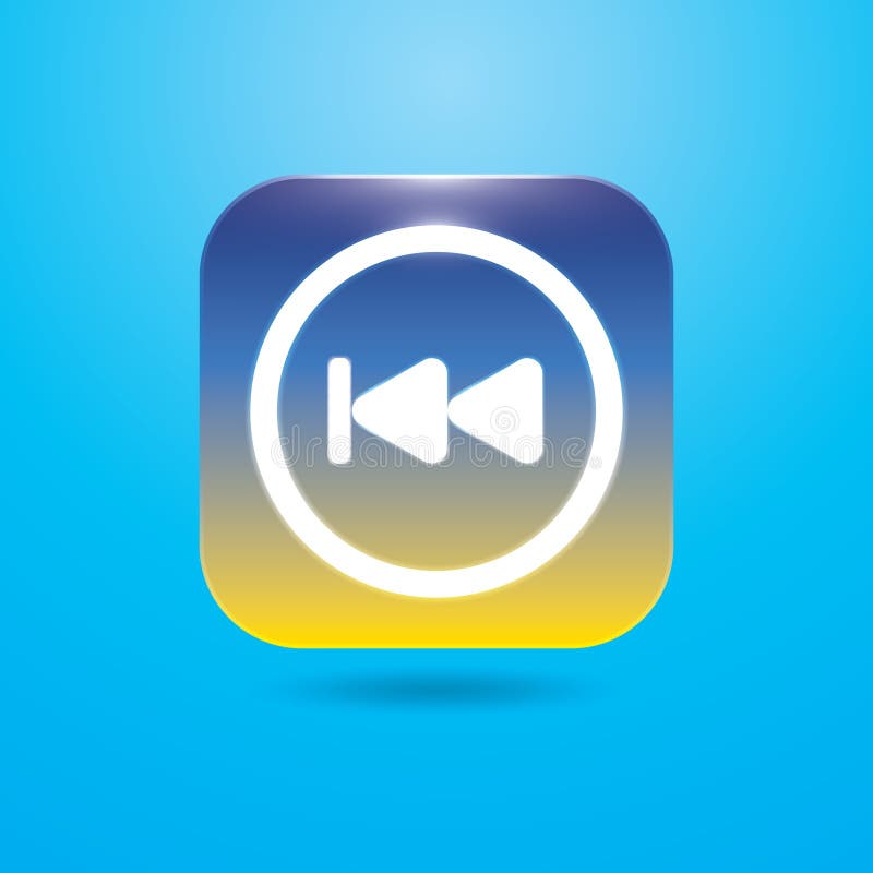 Previous Button. Vector Illustration Decorative Design Stock Vector ...