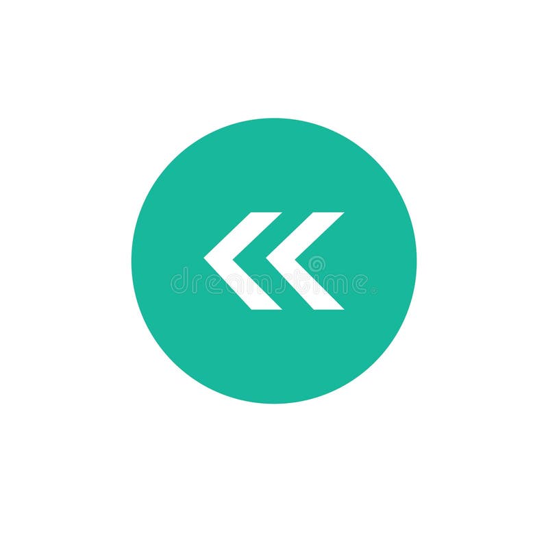 Previous Icon in Different Style Stock Vector - Illustration of ...