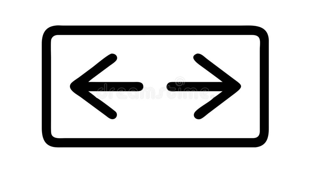 Previous Next Arrow Buttons Icon for Navigation UI Slide, Vector Design ...