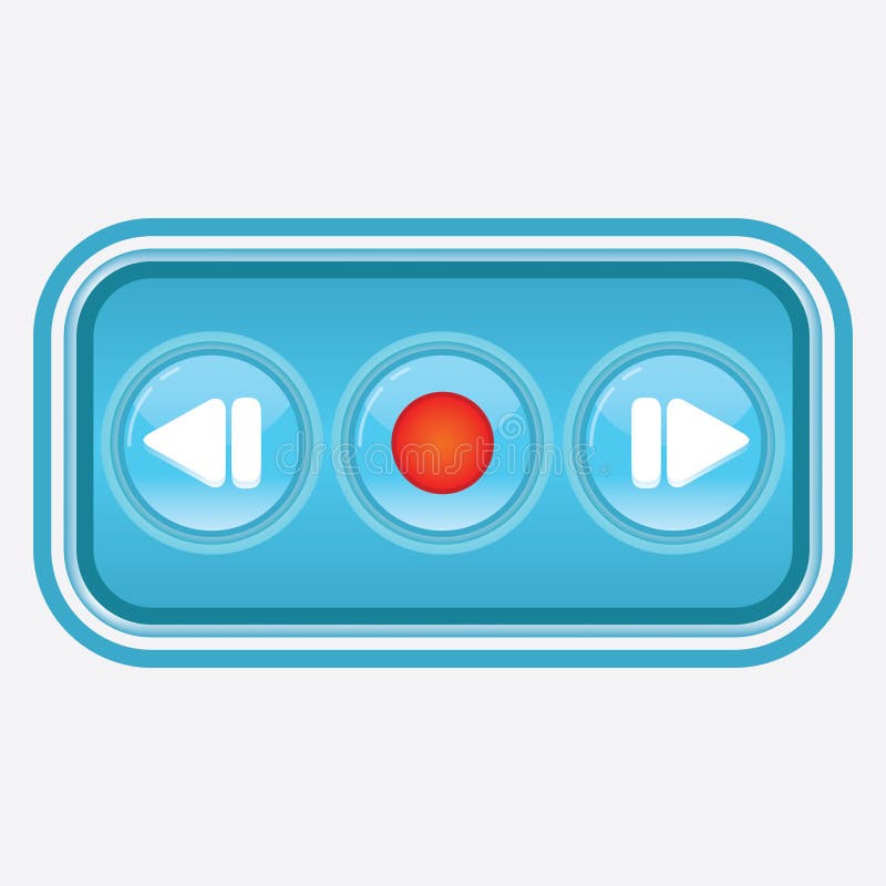 Red Next Web Buttons with Arrow Isolated on White. Stock Vector ...