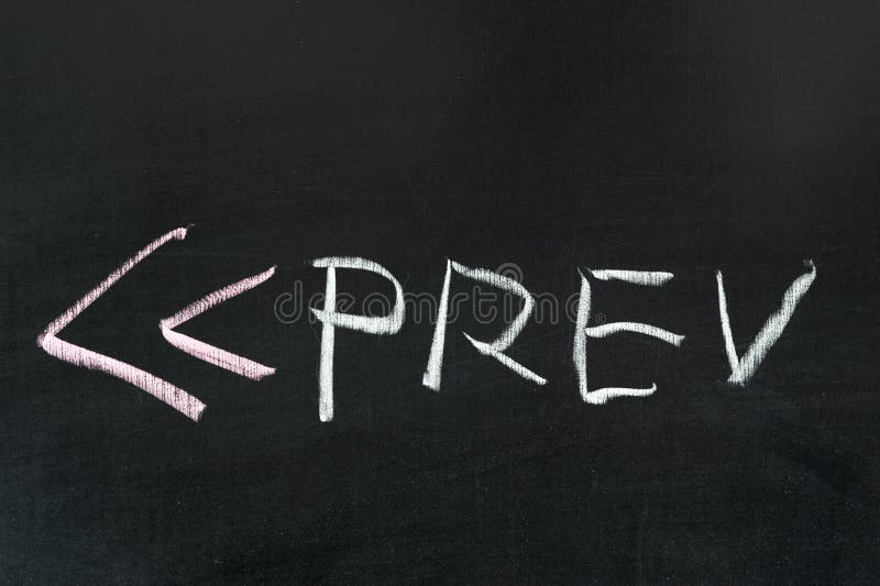 Previous sign stock image. Image of prev, word, script - 30234147