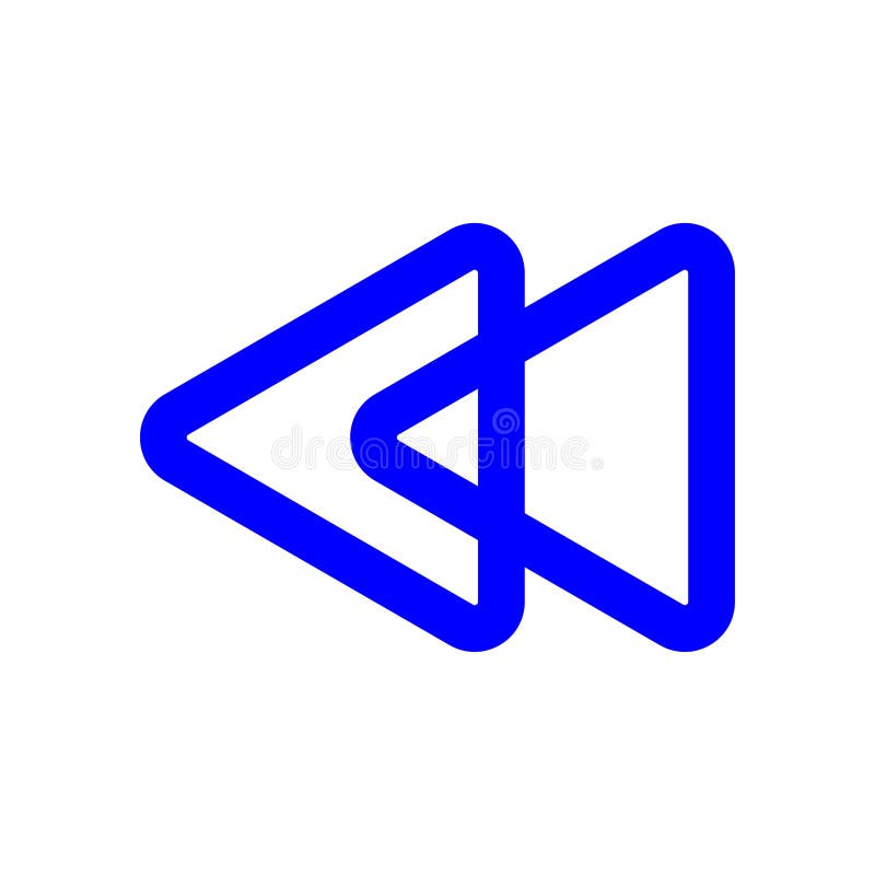 Previous Vector Icon stock vector. Illustration of vector - 198707157