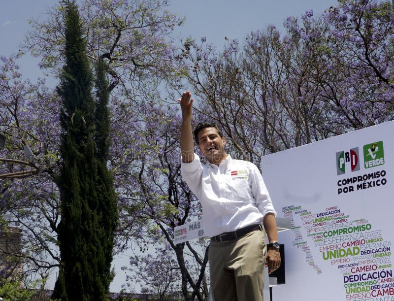 PRI Candidate for President of Mexico Editorial Photography - Image of ...