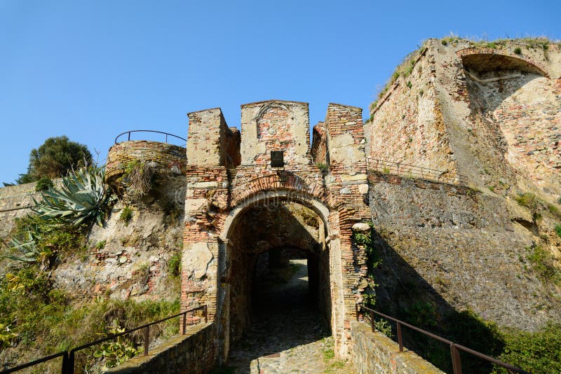 Priamar Fortress stock photo. Image of columns, medieval - 40231092