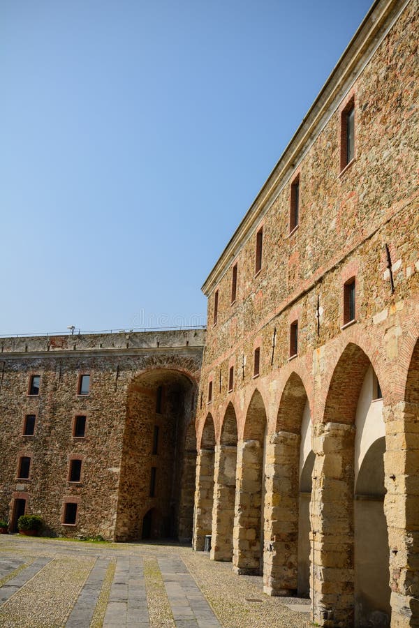 Priamar Fortress stock image. Image of italy, medieval - 40231667
