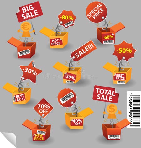 Price box stock vector. Illustration of price, item, shop - 17668894