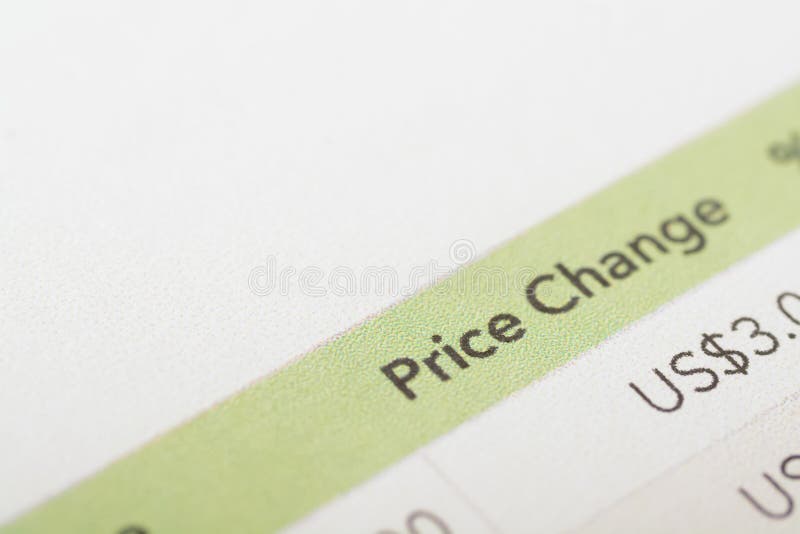 Price Change Refers To the Difference between a Security S Closing ...