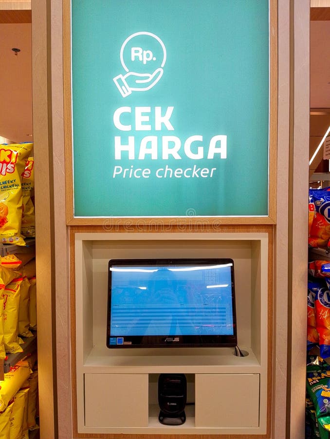Price Checker in Store: Cek Harga Editorial Photography - Image of cost ...
