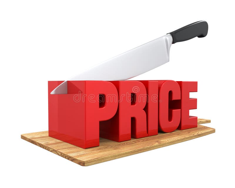 Price Reduction Concept stock illustration. Illustration of overhead ...