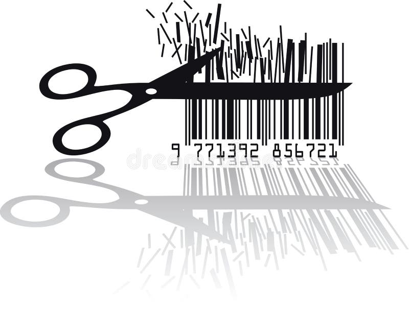 Eyelashes Barcode with Mascara Stock Photo - Image of arched, paper ...