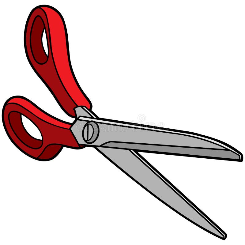 Scissors Cartoon stock vector. Illustration of business - 137255889