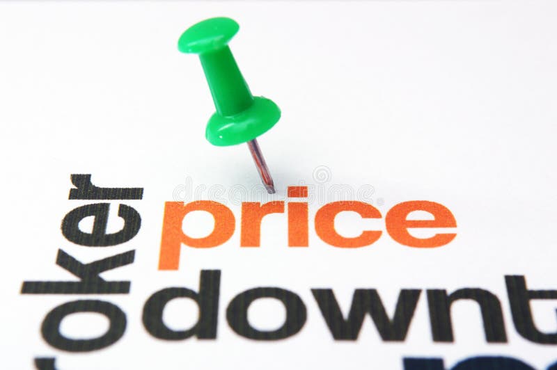 Price down concept stock image. Image of preparation - 177166777