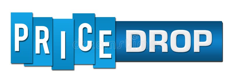 Price Drop Pink Orange Basic Shapes Background Horizontal Stock ...