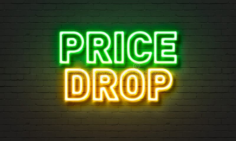 Price Drop Icon, Lower Cost Reduction. Loss Market Sale Concept ...