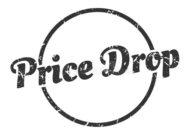Price Drop Sign. Price Drop Round Vintage Stamp Stock Vector ...
