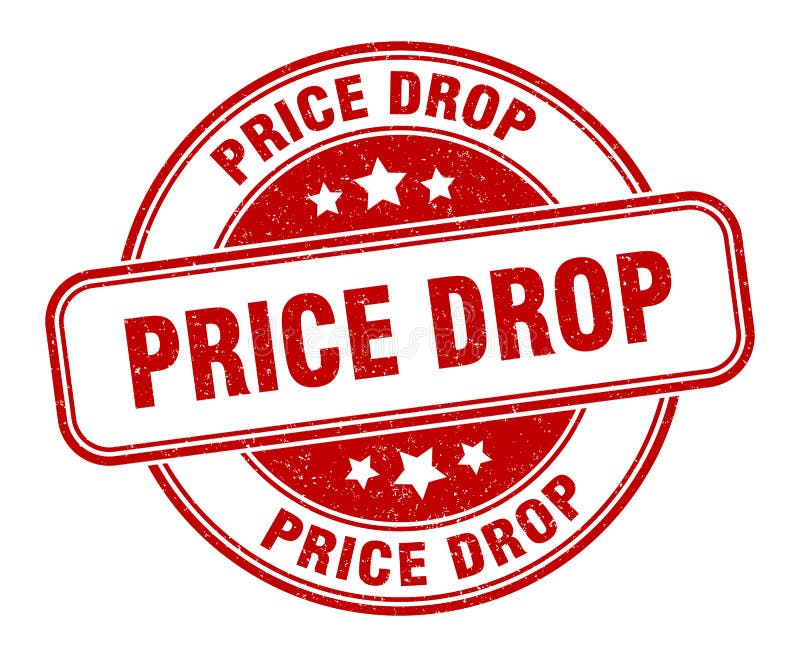 Price Drop Stamp. Price Drop Round Grunge Sign Stock Vector ...